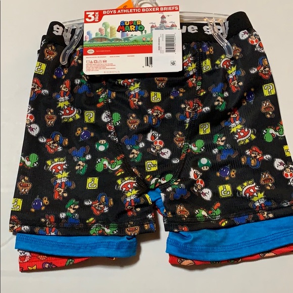 Nintendo | Accessories | Nintendo Super Mario Bros Boys Boxer Briefs ...
